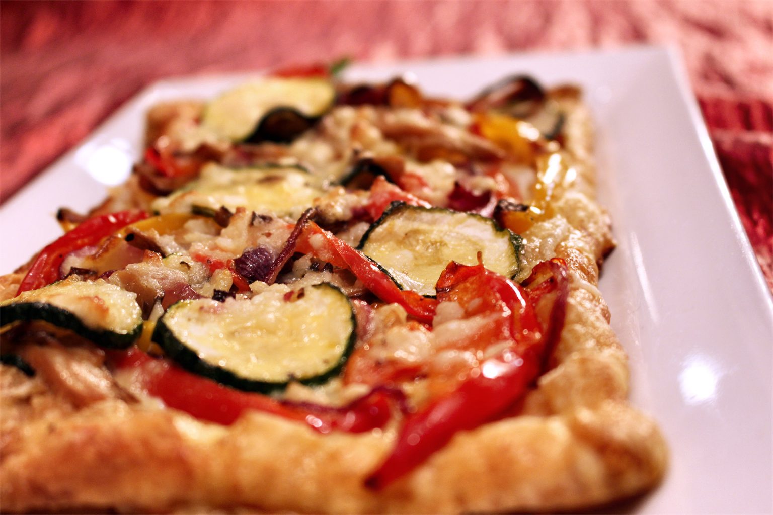 Roasted Veggie & Gruyere Cheese Tart – Gourmet Safari