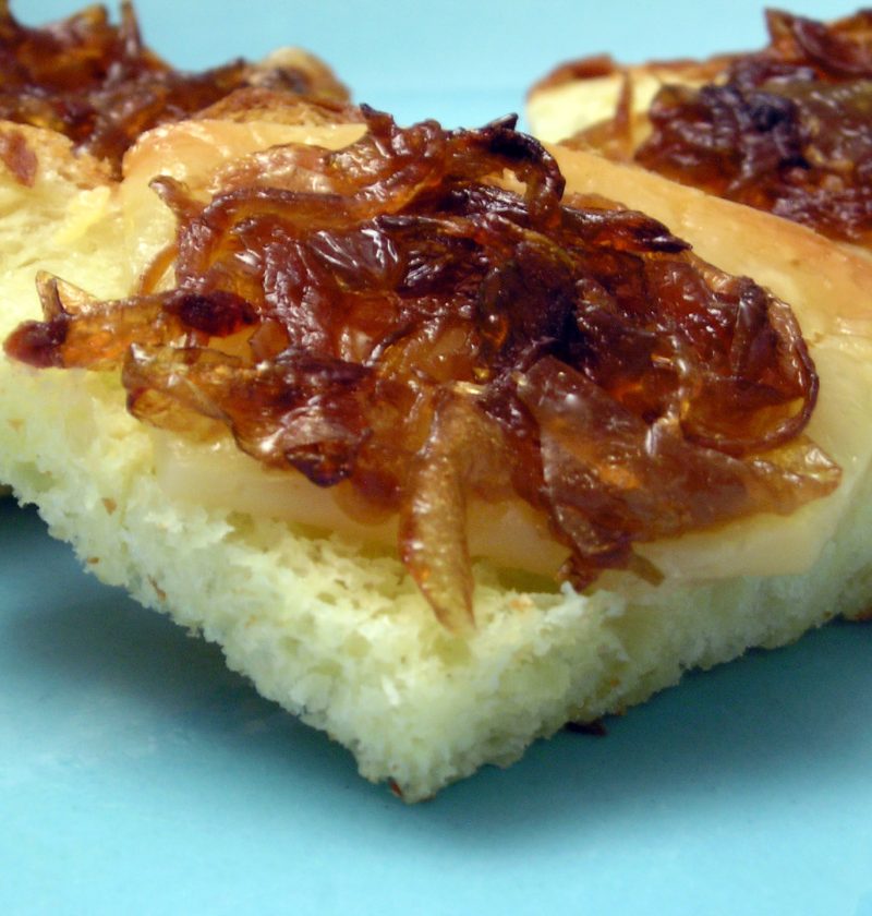 Canapes of Spanish Quesco Cheese with Carmelized Onion – Gourmet Safari